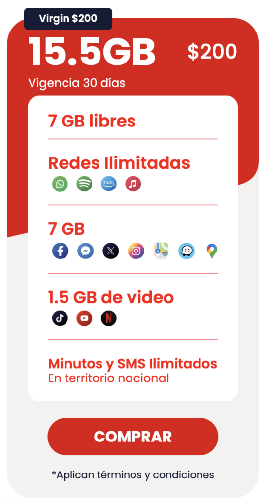Virgin Mobile México – El operador telefónico #1 de Latinoamérica.